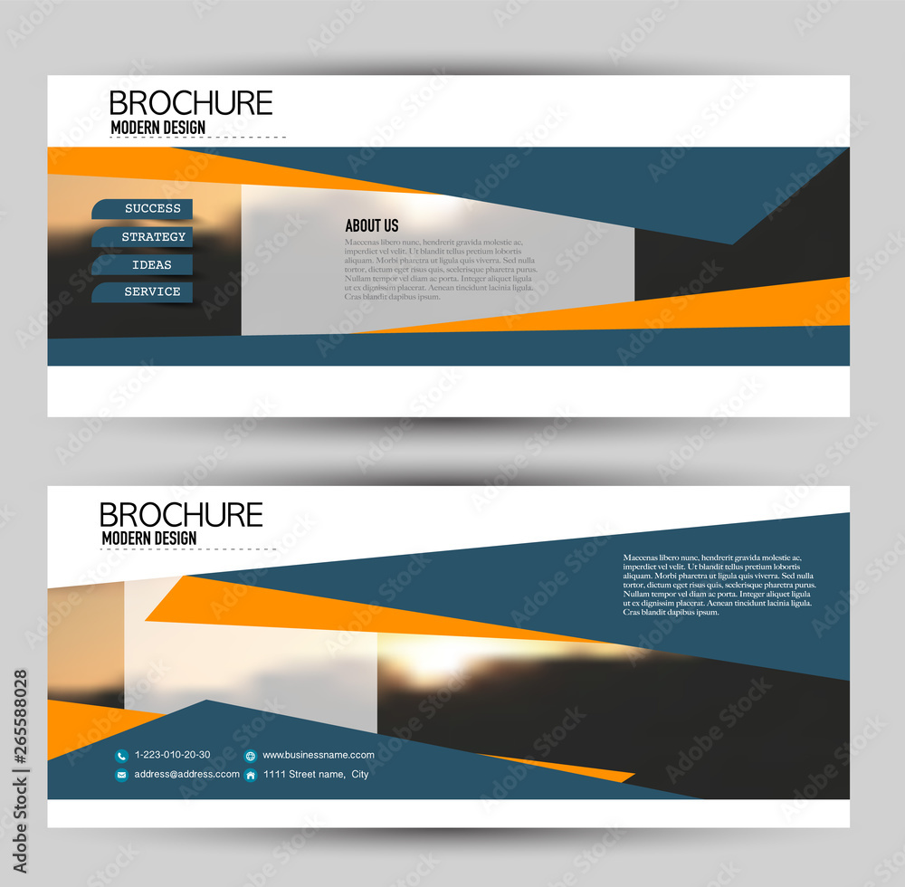 Banner for advertisement. Flyer design or web template set. Vector ...