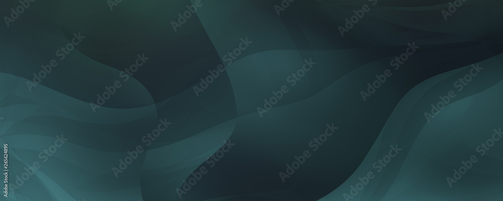 Wavy dark green background Stock Illustration | Adobe Stock