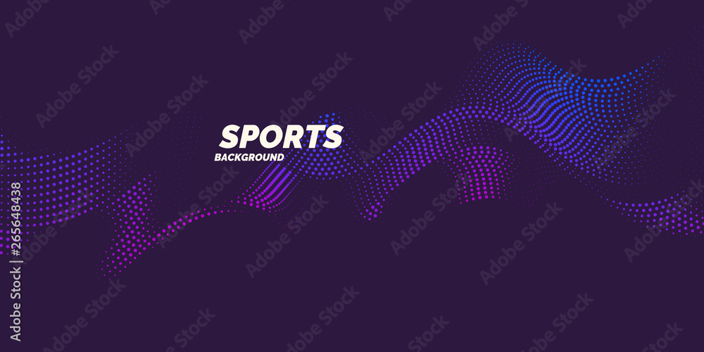 Colored poster for sports. Illustration suitable for design Stock ...