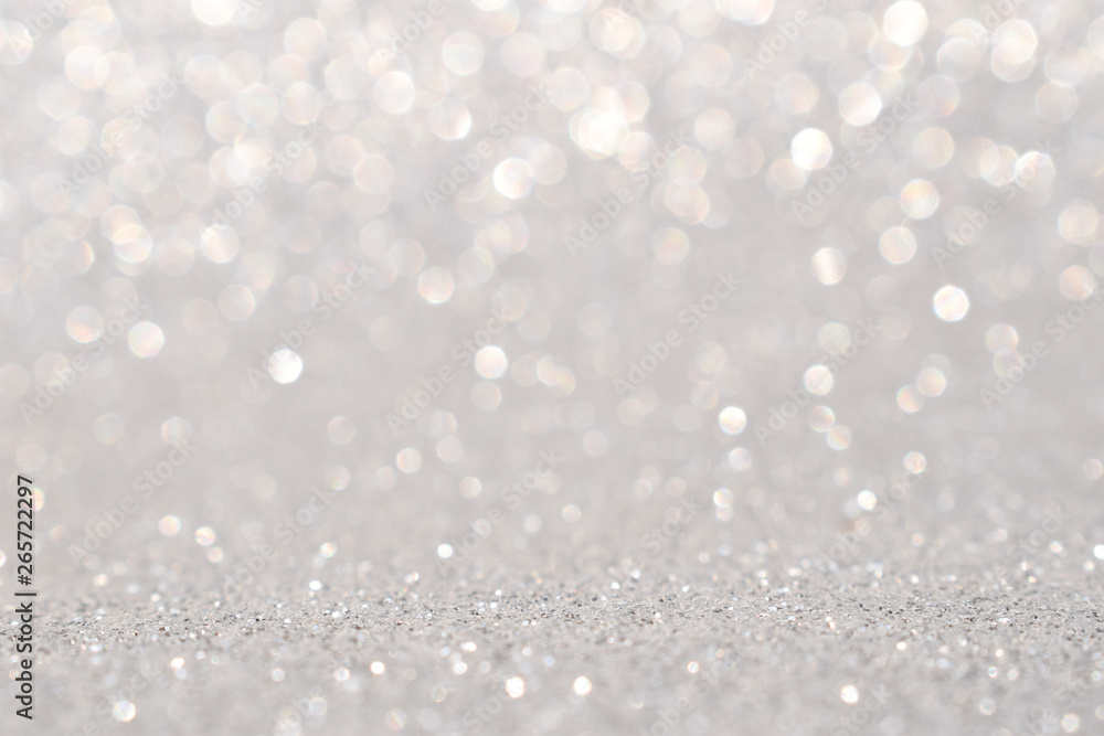 sparkle of silver glitter abstract background Stock Photo | Adobe Stock