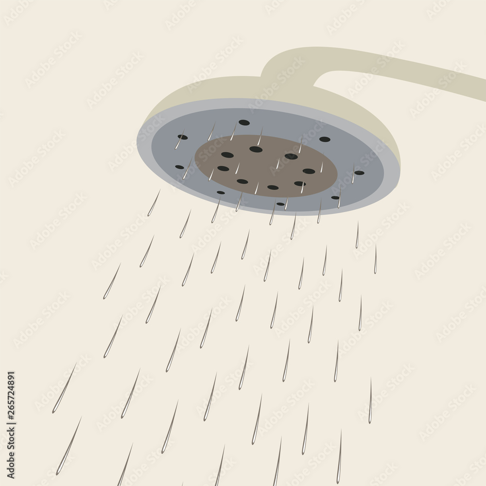 shower draw design Stock Vector | Adobe Stock