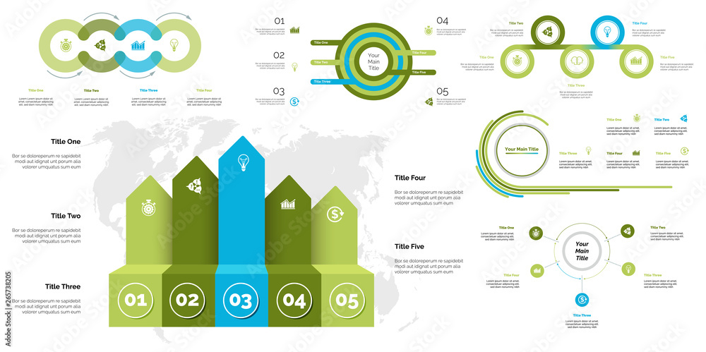 Creative business infographic design for management concept. Can be ...