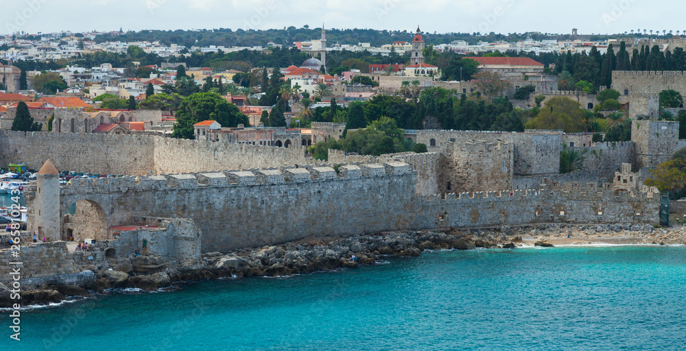 Ciudad de Rodas, Isla de Rodas, Dodecaneso, Grecia Stock Photo | Adobe ...