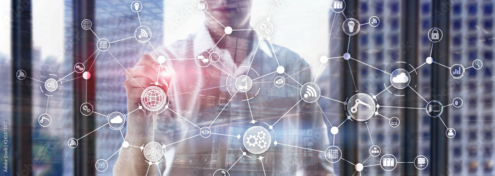 Technology industrial business process workflow organisation structure ...