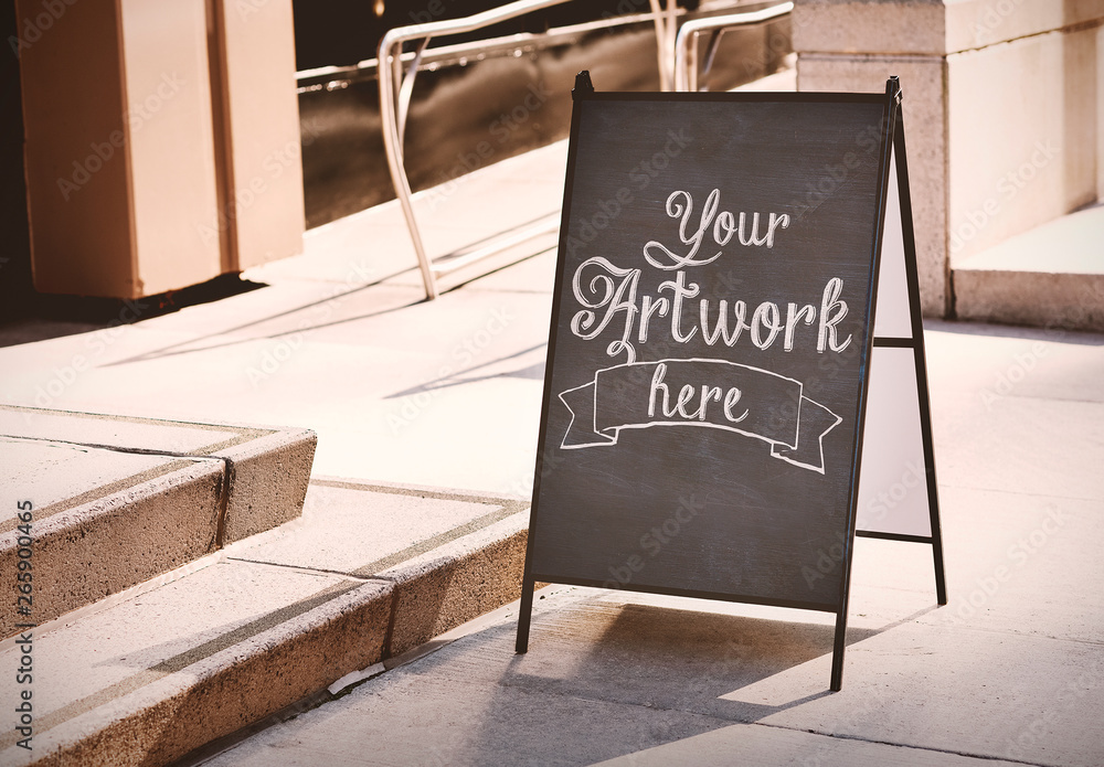Pub Building Sign Mockup Stock Template | Adobe Stock