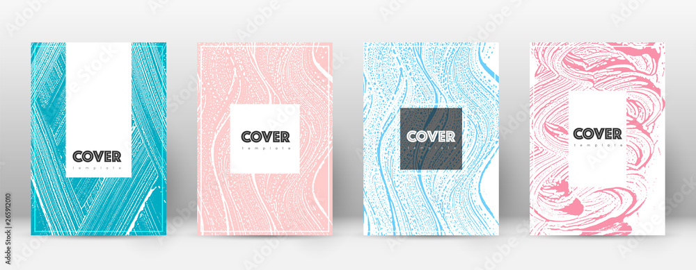 Cover page design template. Hipster brochure layou Stock Vector | Adobe ...
