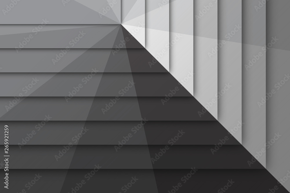 Geometrical rectangle modern abstract background. Each shape overlaps ...