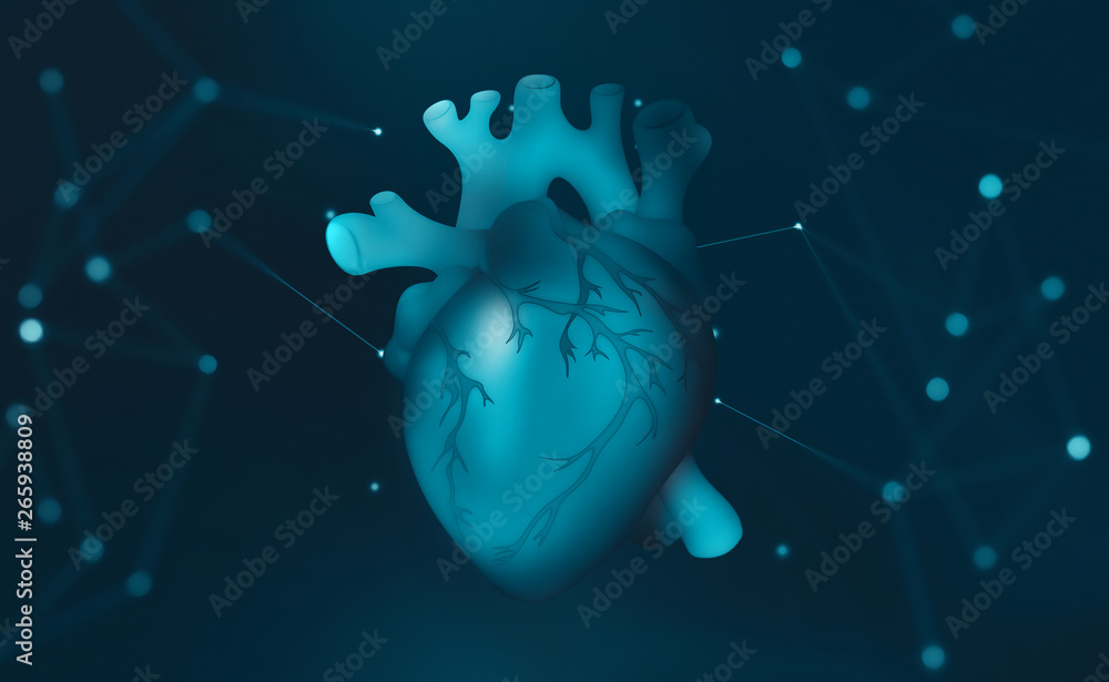 Human heart. Technology of future in medicine. Transplantology and ...