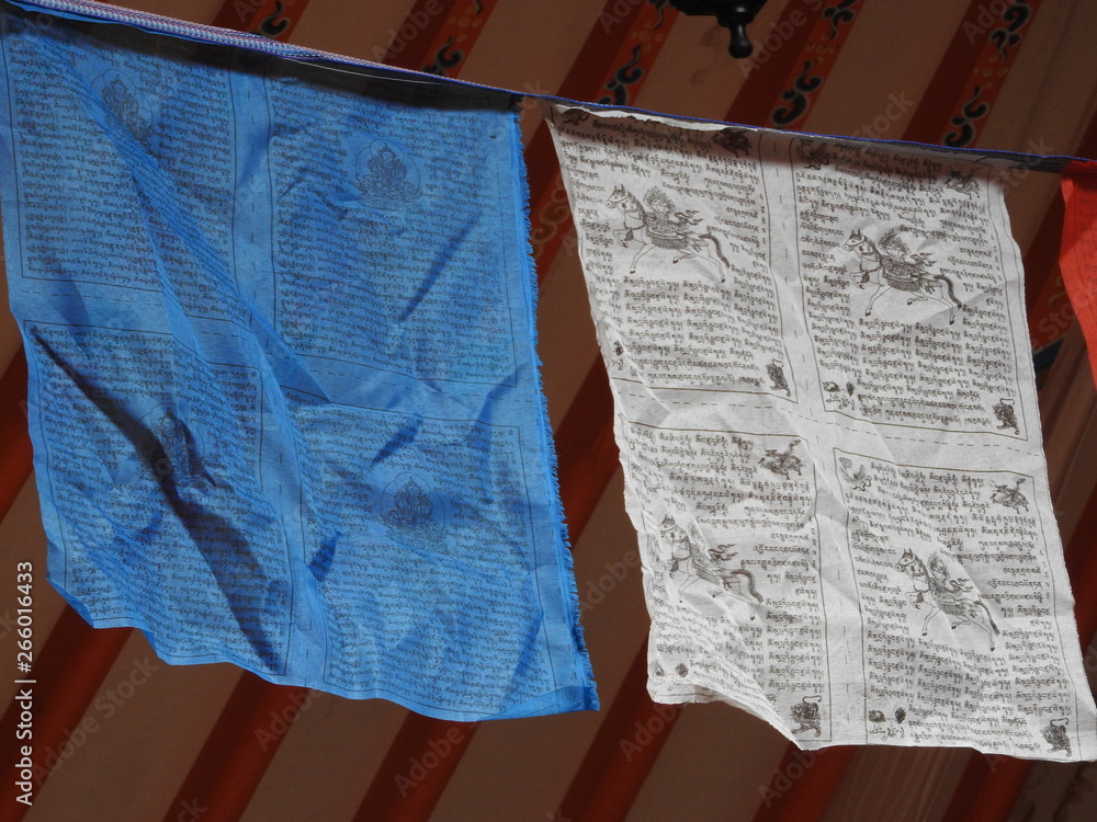 National traditional decoration of the ceiling and walls of the ...
