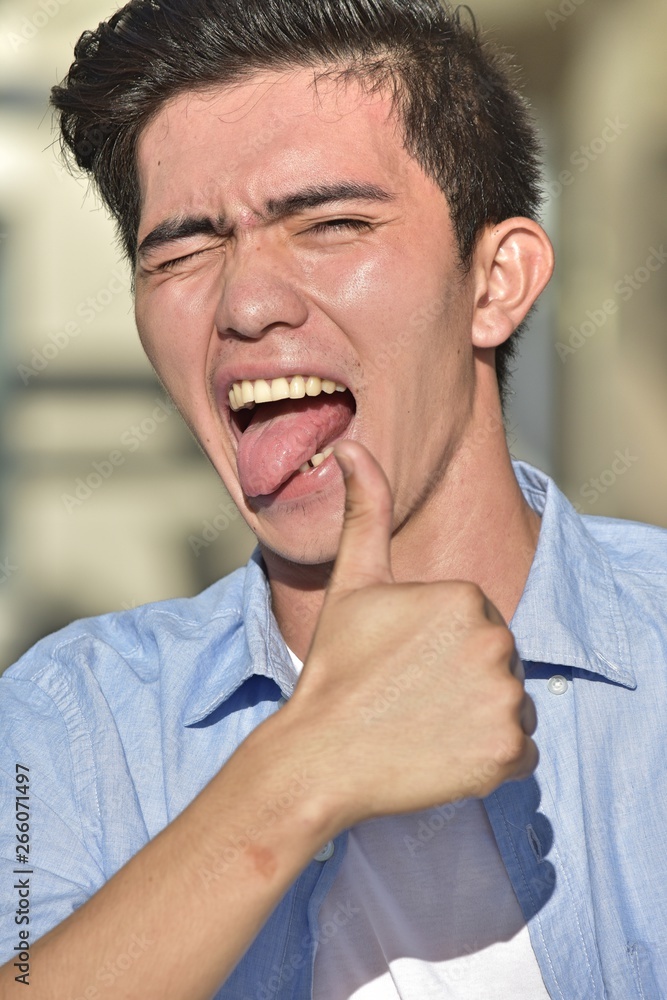 A Goofy Male Person Stock Photo | Adobe Stock