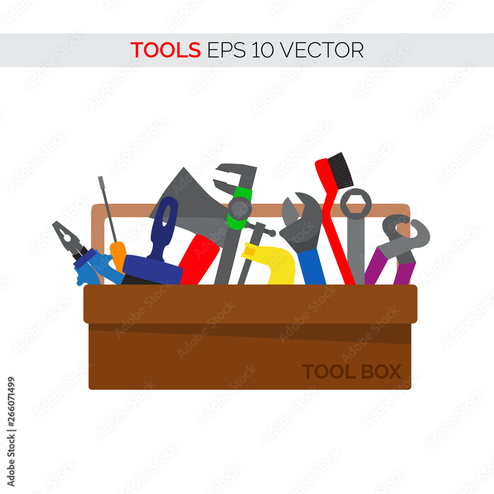 Tool Box Cartoon