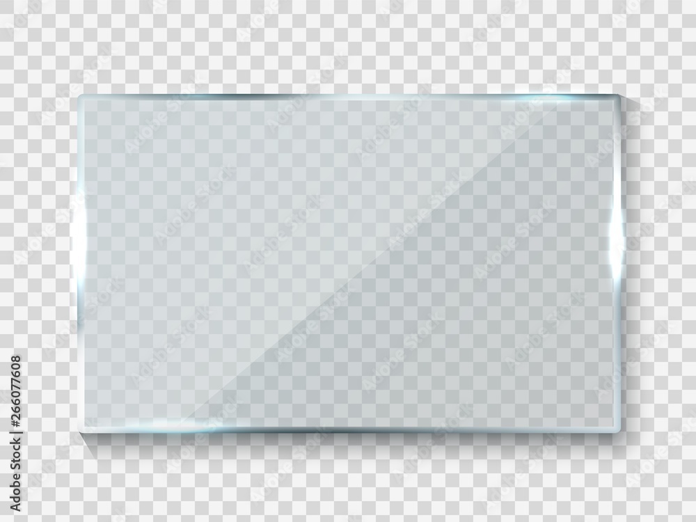 Transparent Glass Sheet Texture
