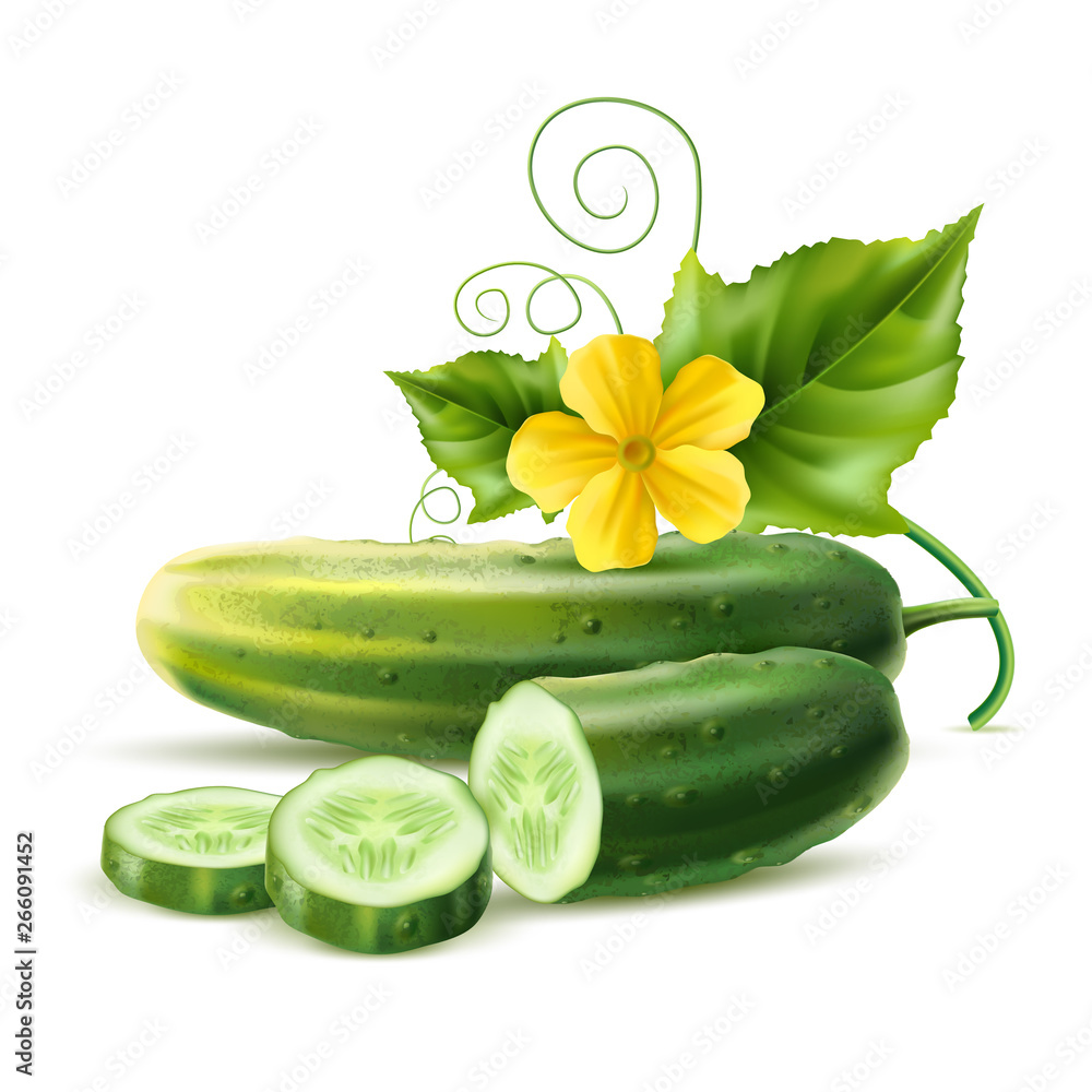 Cucumber Flower Design