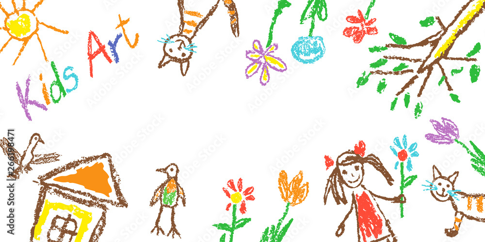 Kids Art Border