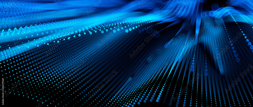 Abstract big data futuristic light wallpaper background design. Science ...