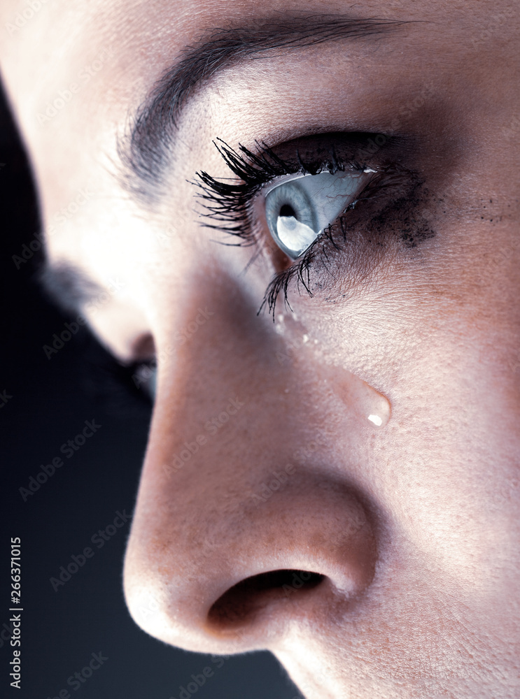 Crying Woman Face