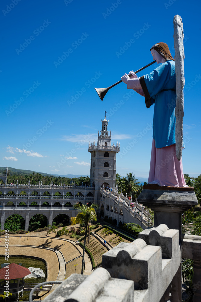 Fotografia do Stock: Statue of angel in Monastery of the Holy Eucharist ...