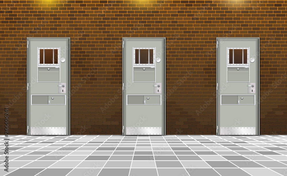 Modern Prison Cell Door