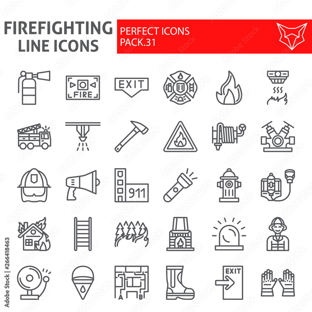 Firefighter Symbols Vector