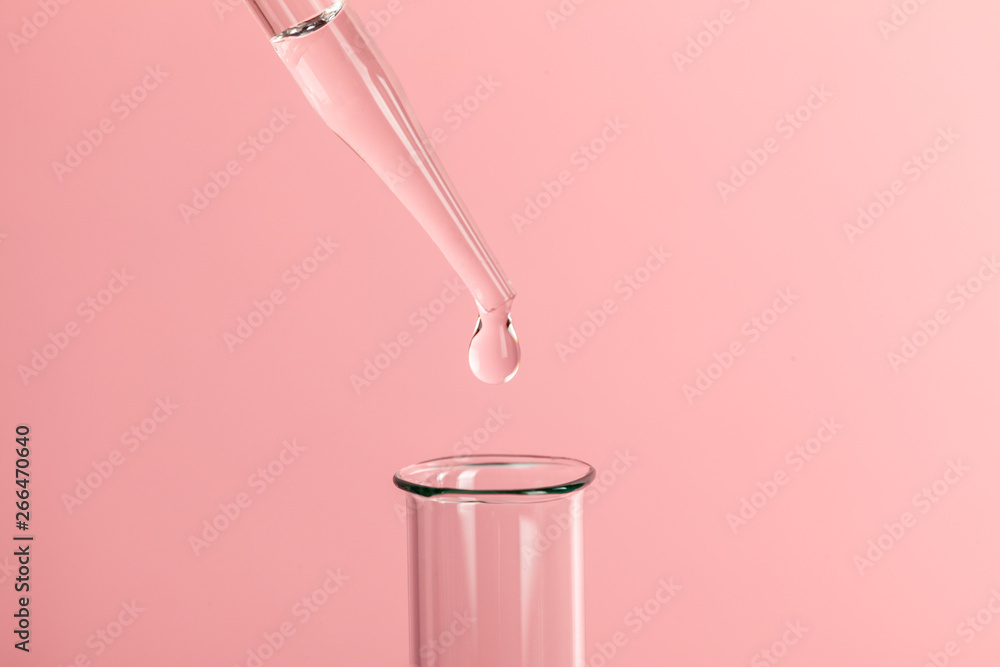 Drop the pipette into the test tube. The study of biological material ...