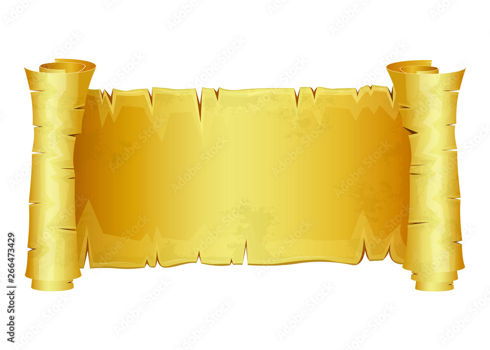 Paper Scroll Design Vector