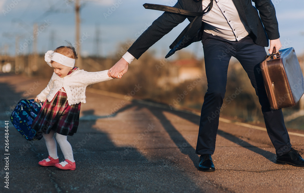 Father Leaving For Work