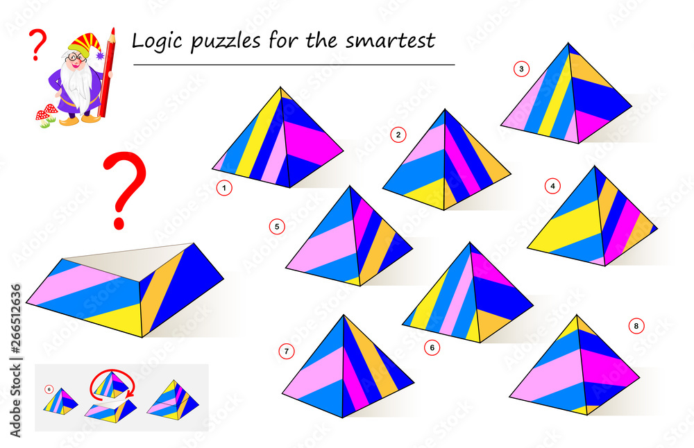 Logic puzzle game for smartest. Need to find the correct detail which ...