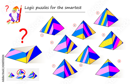 Logic puzzle game for smartest. Need to find the correct detail which ...