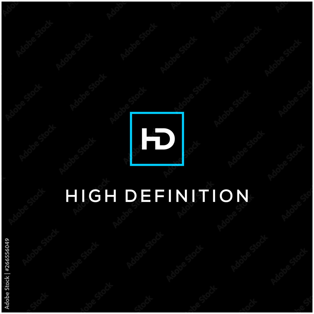 HD letter logo design Stock Vector | Adobe Stock