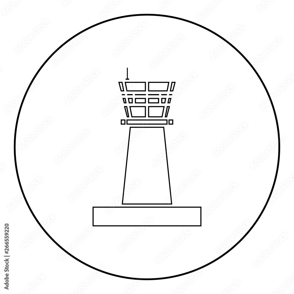 Air Traffic Control Tower Icon