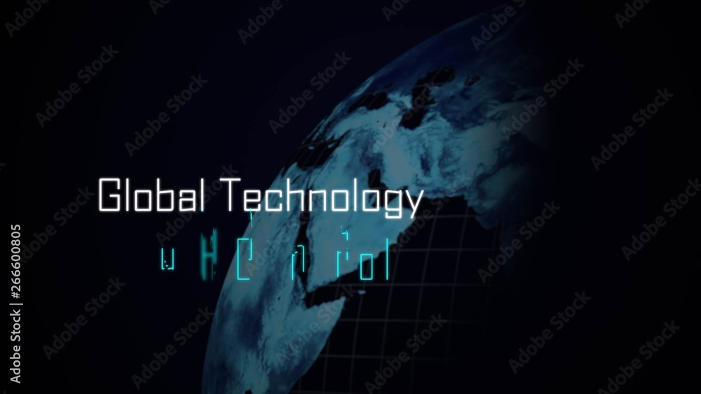 Global Technology Titles Stock Template | Adobe Stock