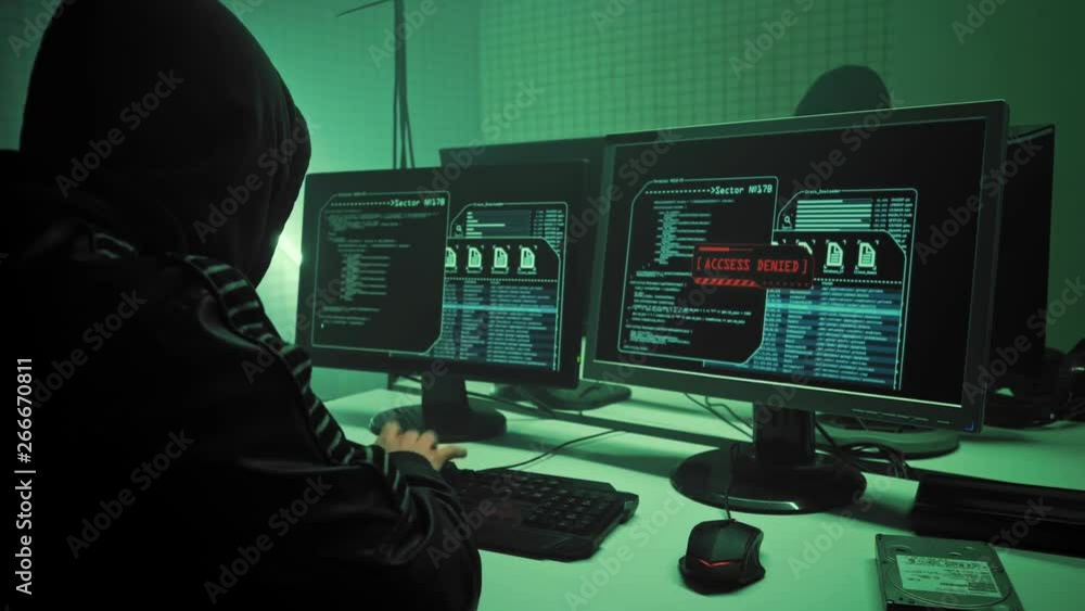 Criminal trying to hack site and reacting aggressively seeing that ...