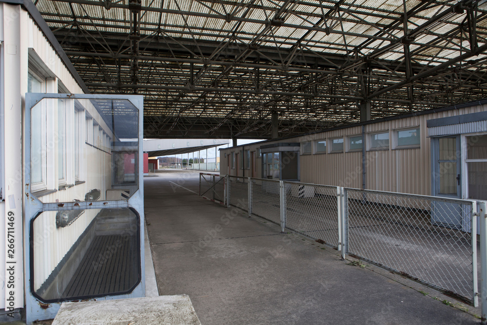 Marienborn Germany border station East and West Germany Stock Photo ...