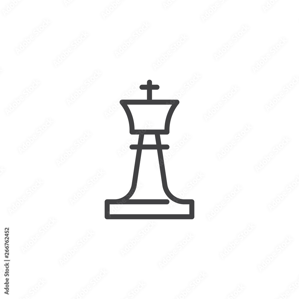 Chess King Icon