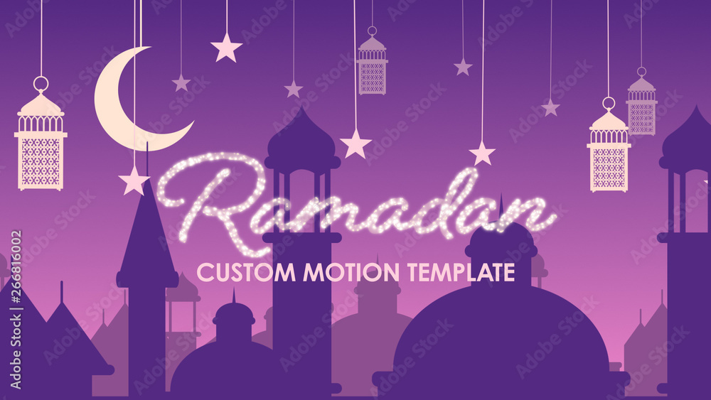 Ramadan Titles Stock Template | Adobe Stock