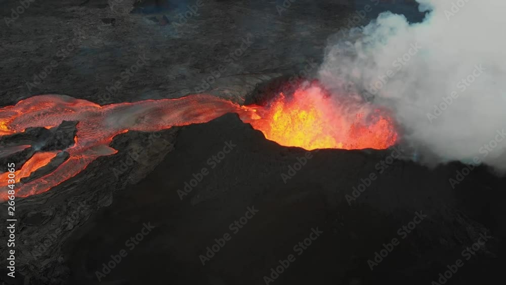 fissure 8 exploding from the air into the air!! birds eye view ...