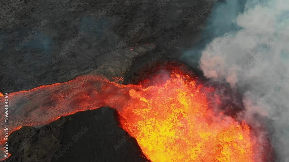 fissure 8 exploding from the air into the air!! birds eye view ...