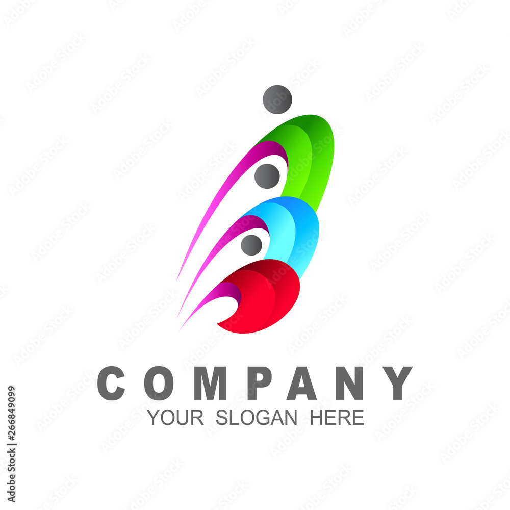 3d Human Logo