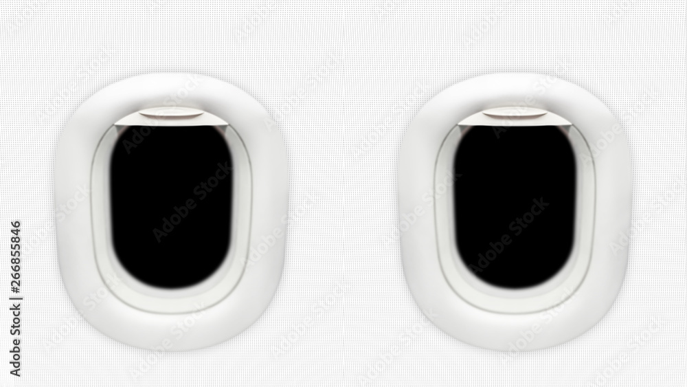modern airplane cabin interior window wall side view of panel with ...