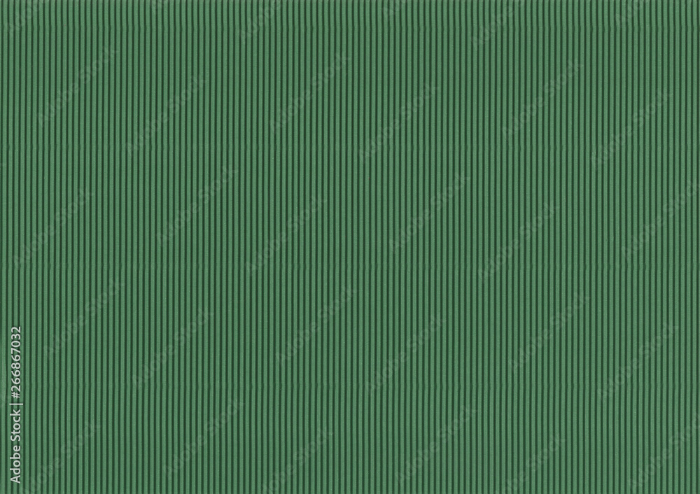 Corrugated colored cardboard green vintage color. Textural paper ...