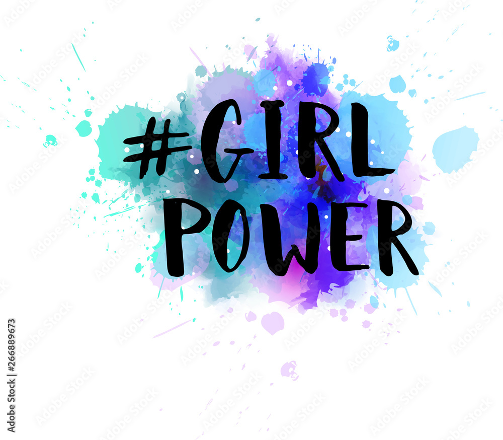 Girl power background Stock Vector | Adobe Stock