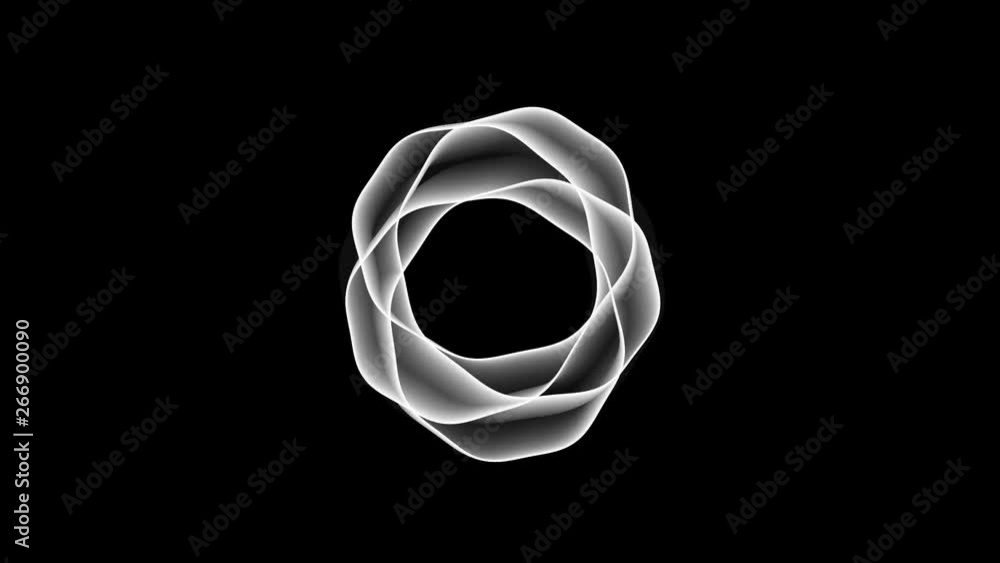 Motion background with moving geometric shapes (full HD 1920x1080 ...