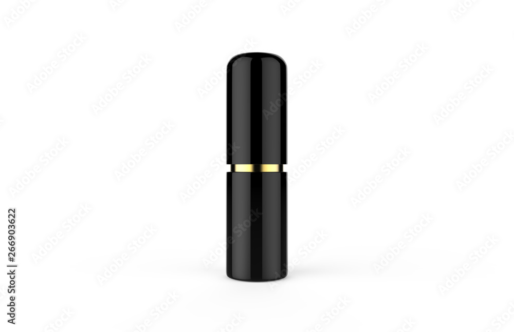 Lipstick mock up template on isolated white background, ready for your ...