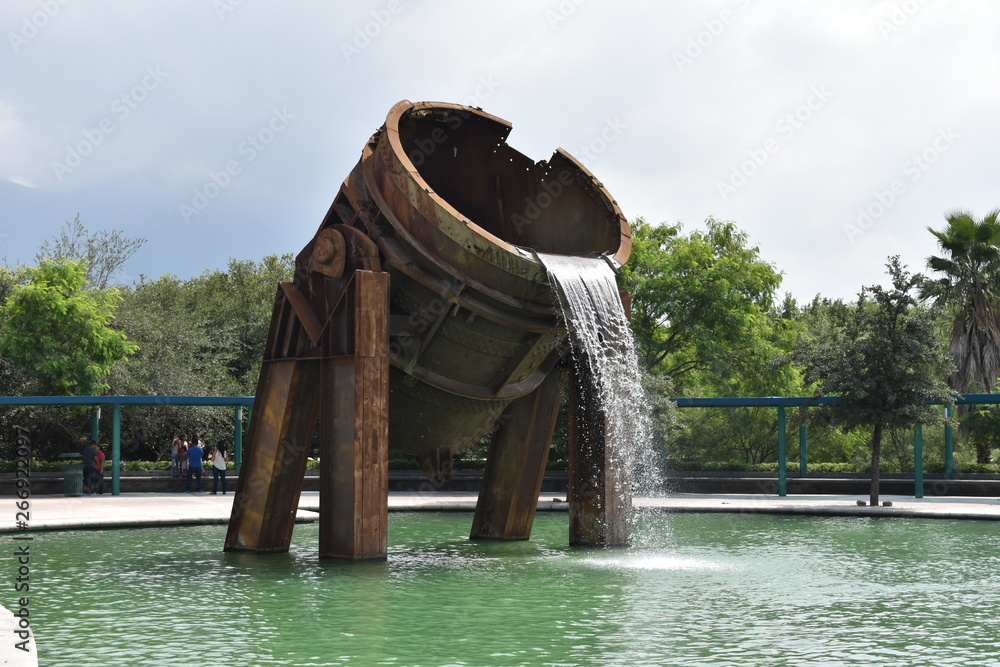 Caldero, Parque Fundidora Stock Photo | Adobe Stock