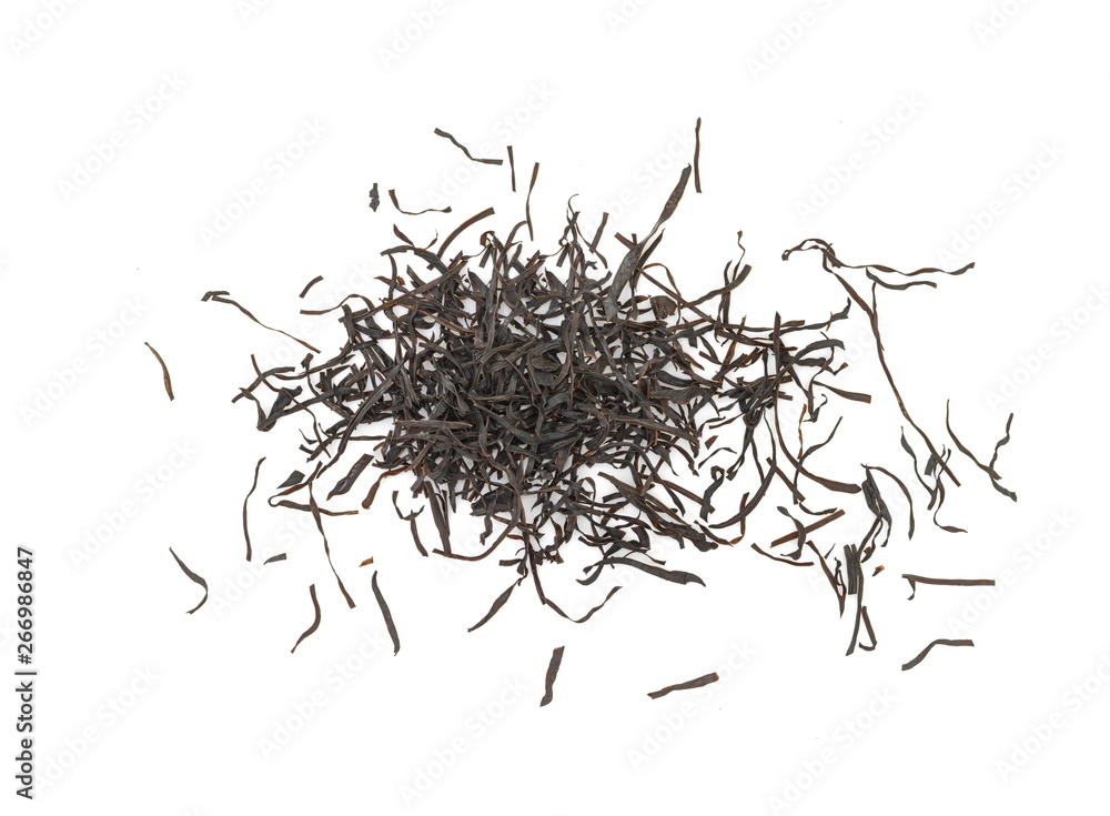 Arame. Dry seaweed isolated on white background. Sea vegetable. Stock ...
