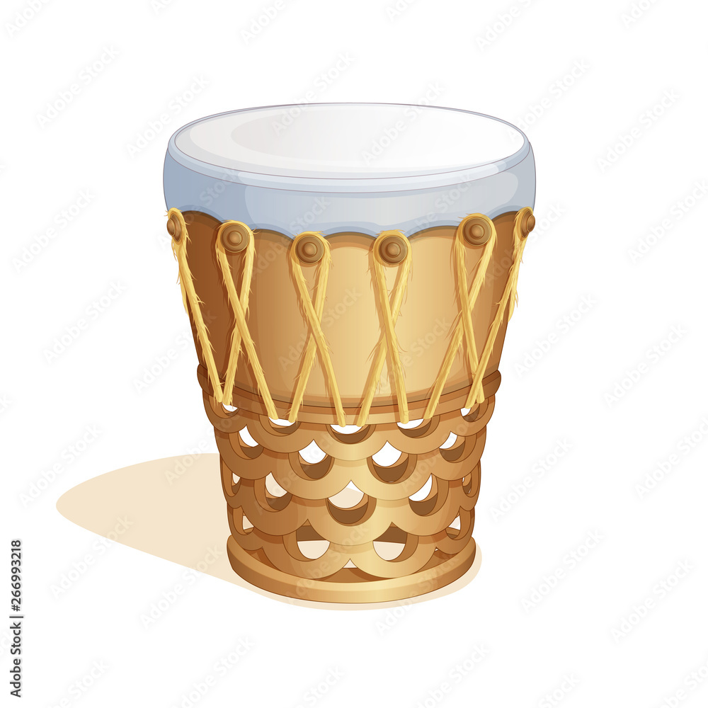 National Hawaiian drum Pahu. Folk musical instruments of Polynesia for ...