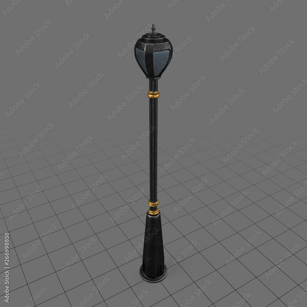 Street lamp Stock 3D asset | Adobe Stock