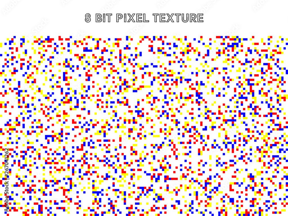 8-Bit Pixel Texture Vector Stock Vector | Adobe Stock