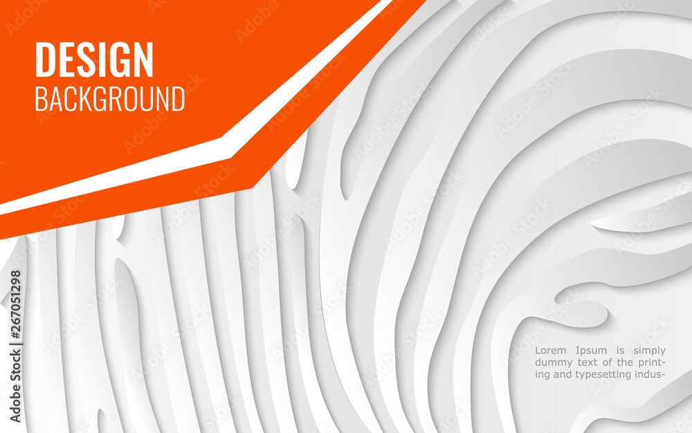 Simple Flyer Design White Background