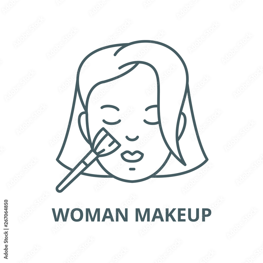 Girl Makeup Vector
